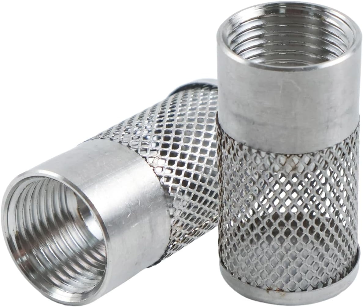 PLUMYHG-Dia Hose Inlet Suction Strainer Filter, Stainless Steel Water ...