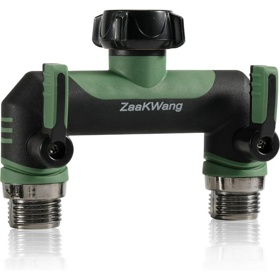 PLUMYHG-Full Flow Heavy Duty Two - Way Hose Splitter, Rugged Garden ...
