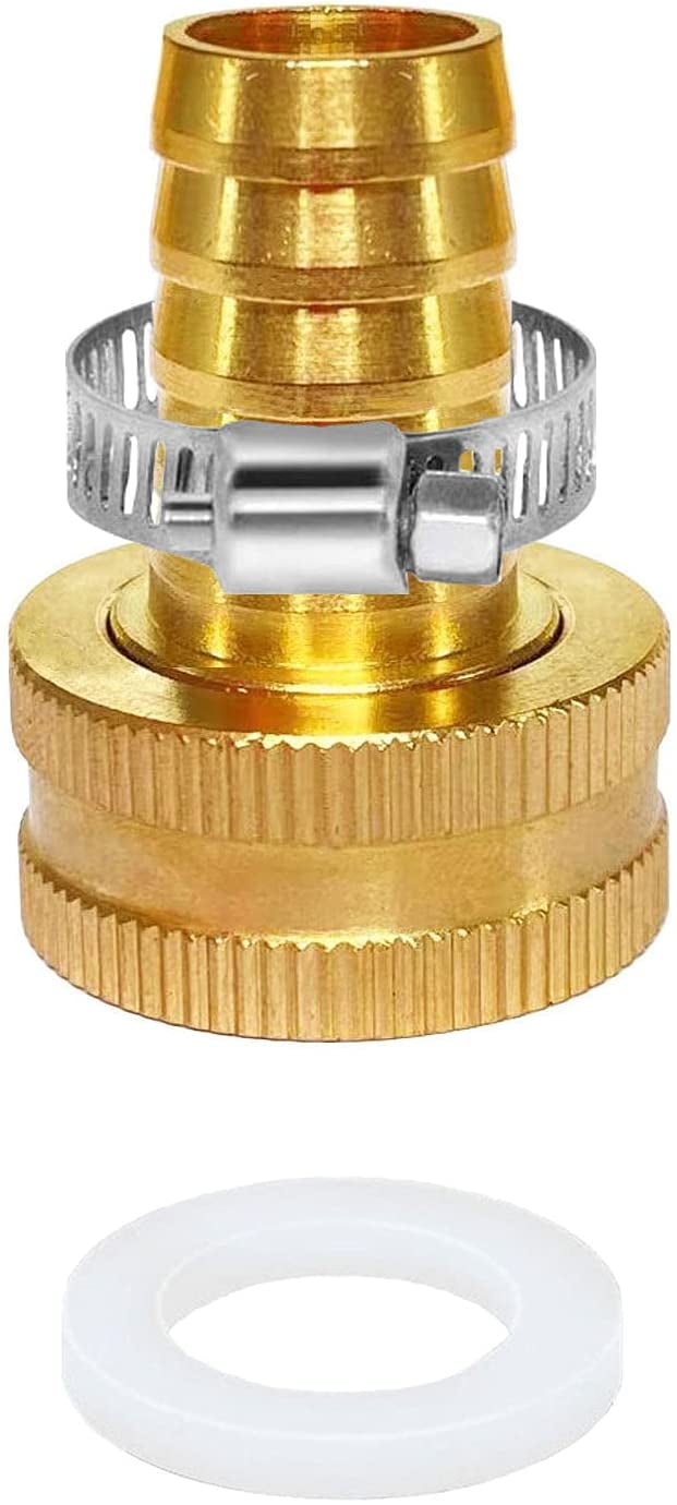 PLUMYHG-Garden Hose Adapter 1/2" Drip Irrigation Tubing to Faucet ...