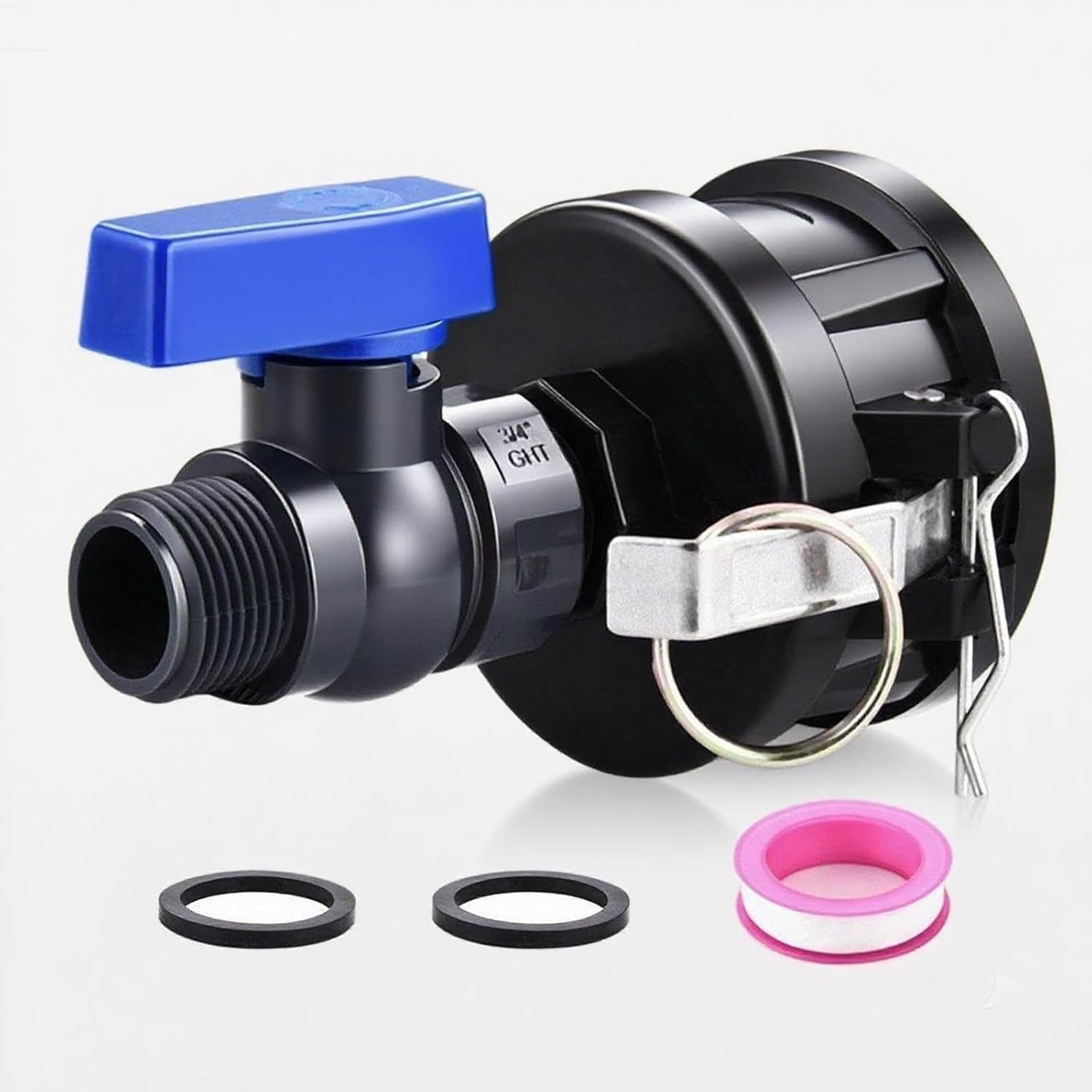 PLUMYHG-IBC Tote Adapter, 2" Cam Lock for 275-330 Gallon IBC Tote Tank ...