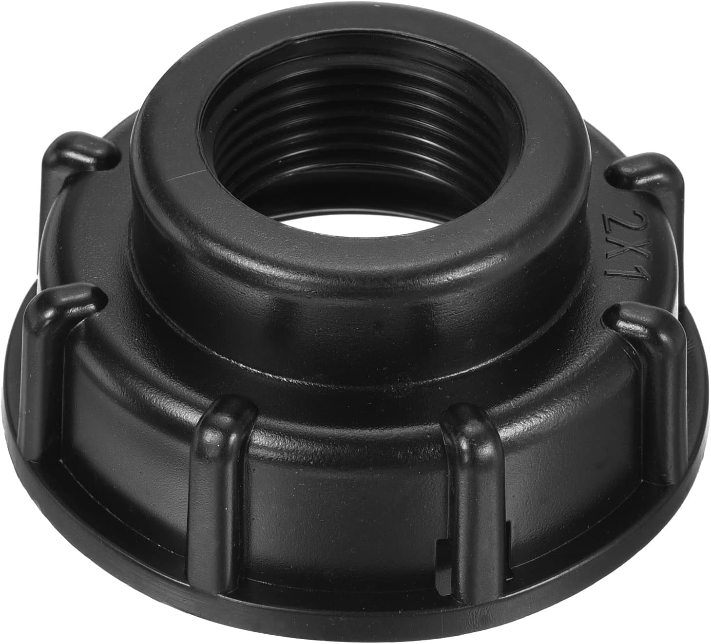 PLUMYHG-IBC Tote Adapter 60mm Coarse Thread 1" Female Outlet, 275-330 ...