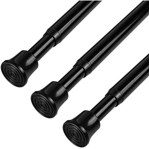 PLUMYHG-KXLife Small Spring Tension Curtain Rod, Adjustable Spring ...