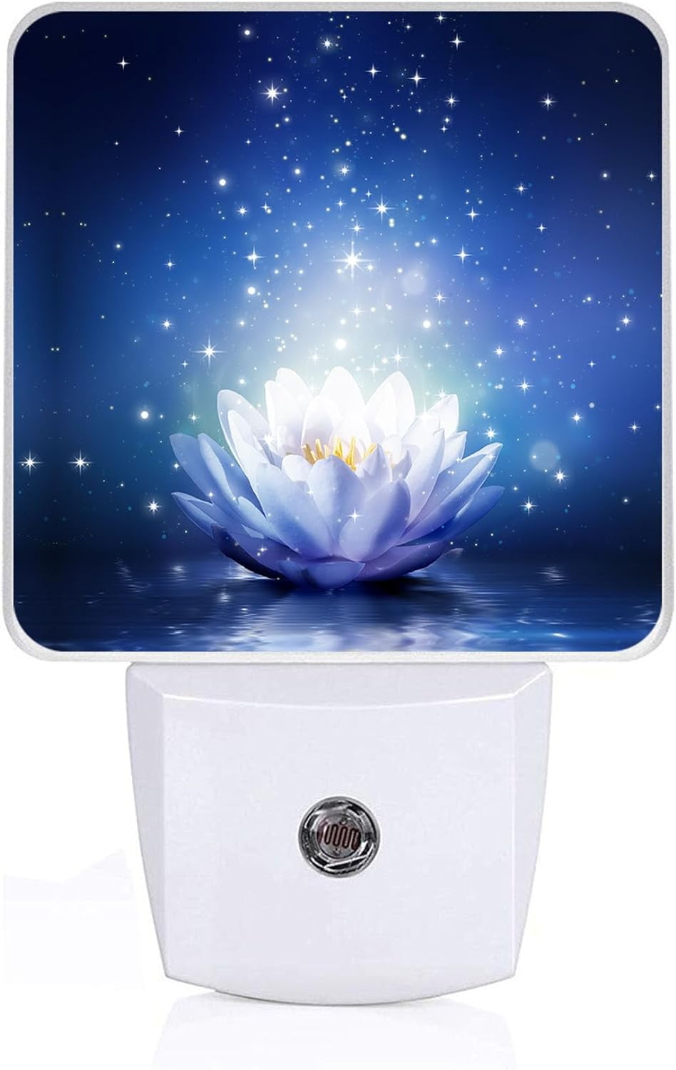 PLUMYHG-Lotus Flower on Water?Night Light, Plug-into Wall Magic ...