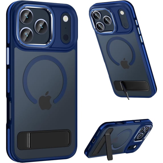PLUMYHG-Magnetic for iPhone 17 Pro Case with Stand, Compatible with ...
