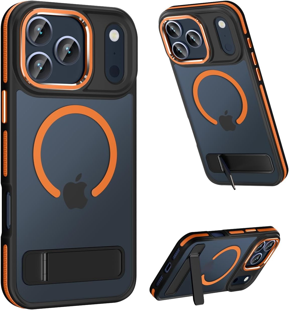 PLUMYHG-Magnetic for iPhone 17 Pro Case with Stand, Compatible with ...