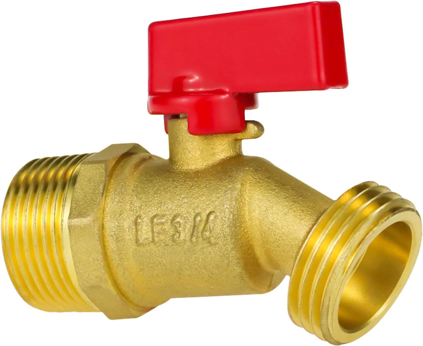 PLUMYHG-Outdoor Faucet NPT3/4 x GHT3/4 Hose Bib, Brass Outside Water ...
