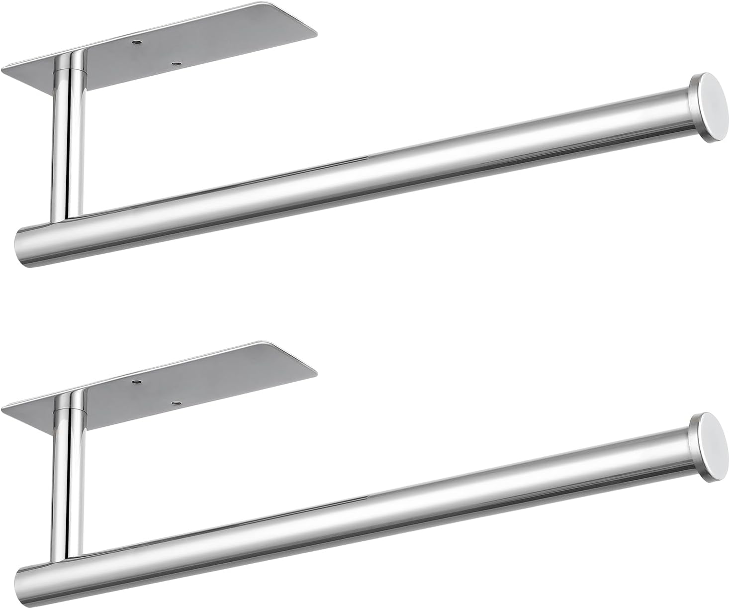PLUMYHG-Paper Towel Holder - Under Cabinet Paper Towel Bar for Kitchen ...