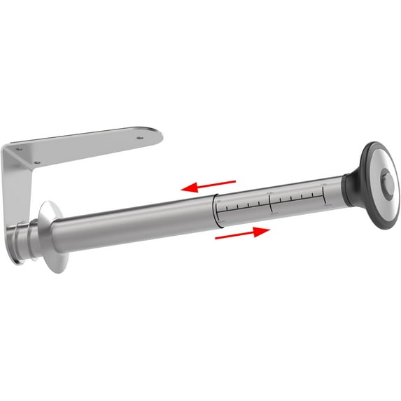 PLUMYHG-Paper Towel Holder Under Cabinet Adhesive or Wall Mounted Easy ...