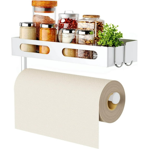 PLUMYHG-Paper Towel Holder Wall Mount for Kitchen, Paper Towel Holder ...