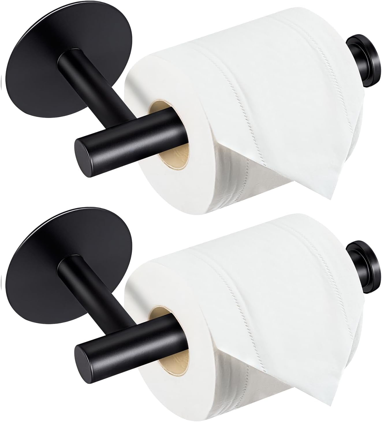 PLUMYHG-Self Adhesive Toilet Paper Holder, SUS304 Stainless Steel ...