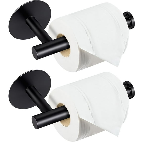 PLUMYHG-Self Adhesive Toilet Paper Holder, SUS304 Stainless Steel ...