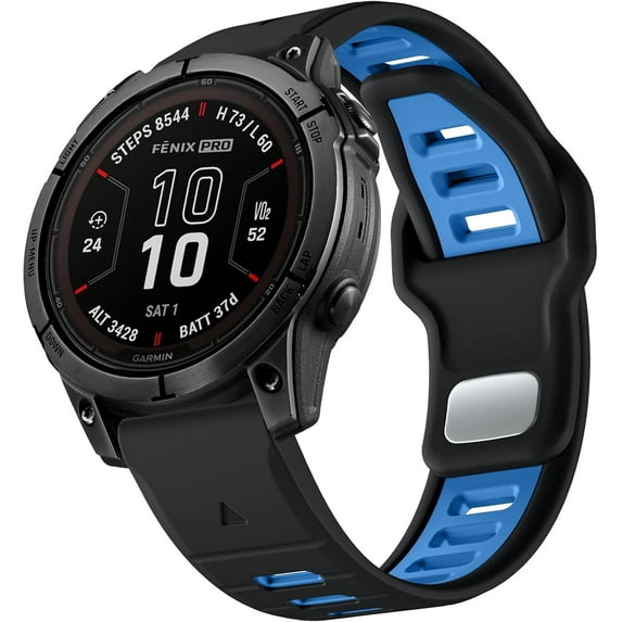 PLUMYHG-Silicone Sport Bands Designed for Fenix 8 Fenix E 47mm/Fenix 7/ ...