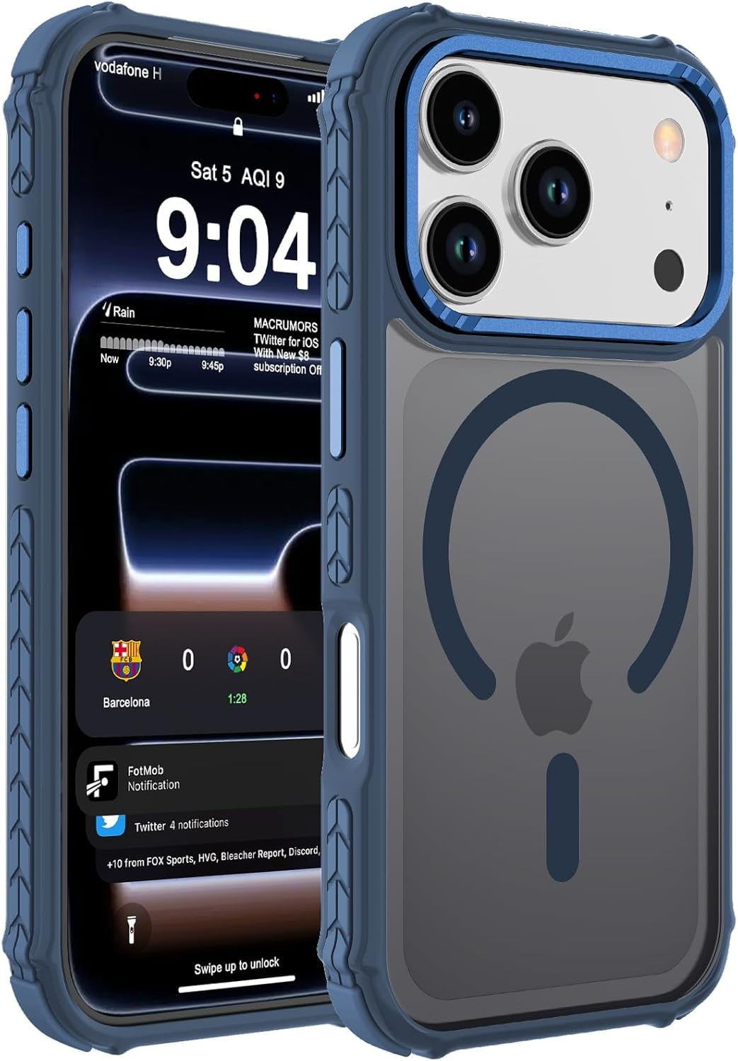 PLUMYHG-Strong Magnetic Case for iPhone 17 Pro 6.3-Inch,[Compatible ...