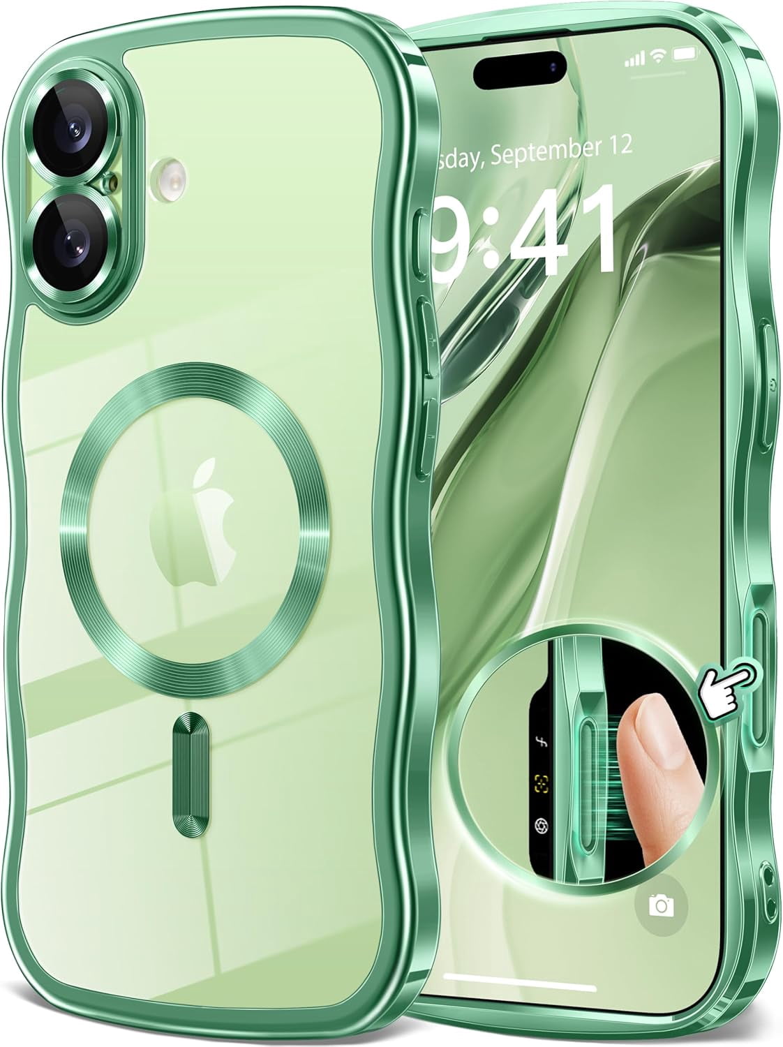 PLUMYHG-for iPhone 17 Case [Compatible with MagSafe][Upgraded Full ...