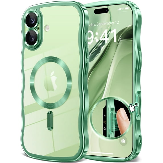 PLUMYHG-for iPhone 17 Case [Compatible with MagSafe][Upgraded Full ...