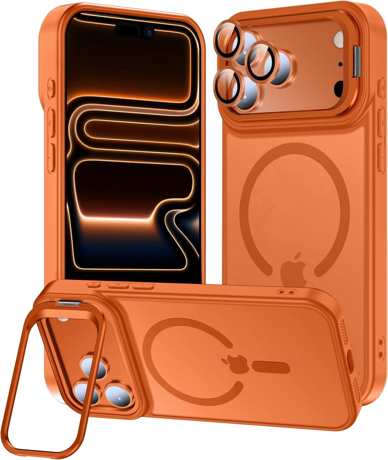 PLUMYHG-for iPhone 17 Pro Max Case, Fits MagSafe, with Built-in Camera ...