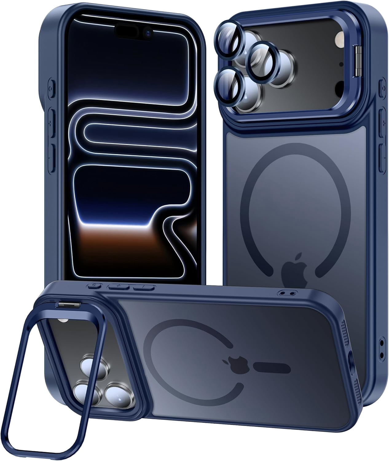 PLUMYHG-for iPhone 17 Pro Max Case, Fits MagSafe, with Built-in Camera ...