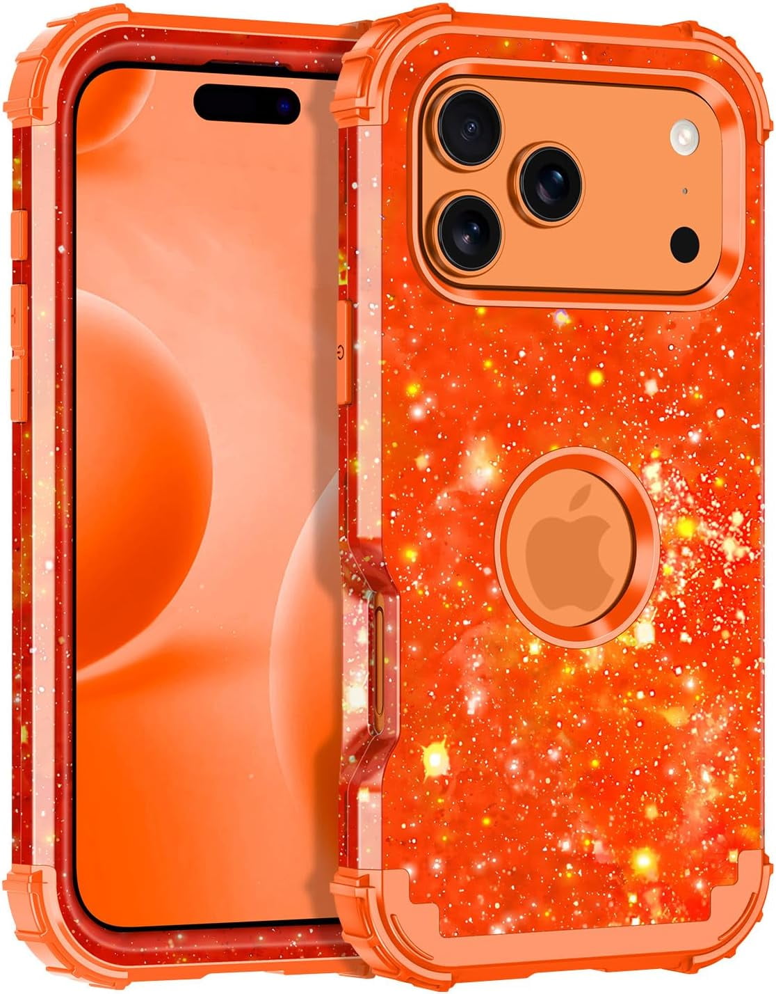 PLUMYHG-for iPhone 17 Pro Max Case,Glow in The Dark Three Layer Heavy ...