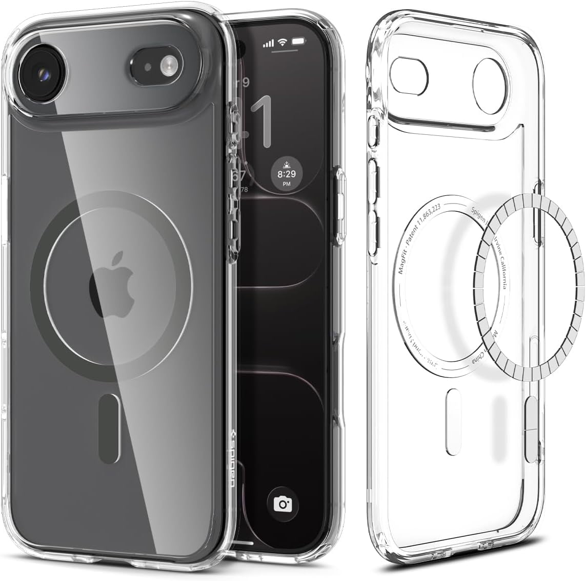 PLUMYHG-for iPhone Air Case, Ultra Hybrid MagFit [TPU Covered Camera ...
