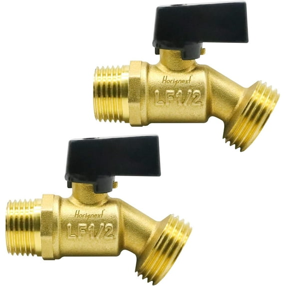 PLUMYHG-garden hose bibb, npt 1/2 thread inlet 1 inch O.D. thread ...