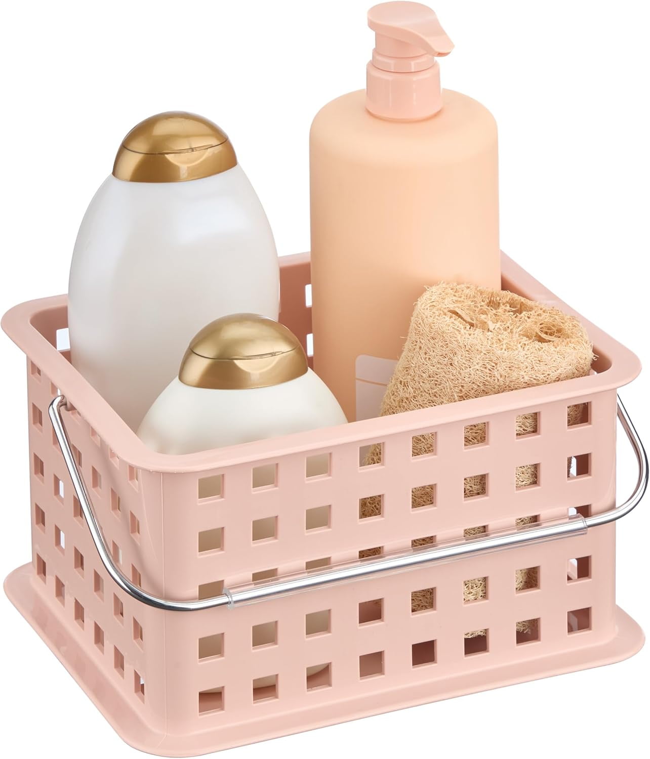 PLUMYHG-iDesign Small Shower Caddy with Handle, Portable Shower ...
