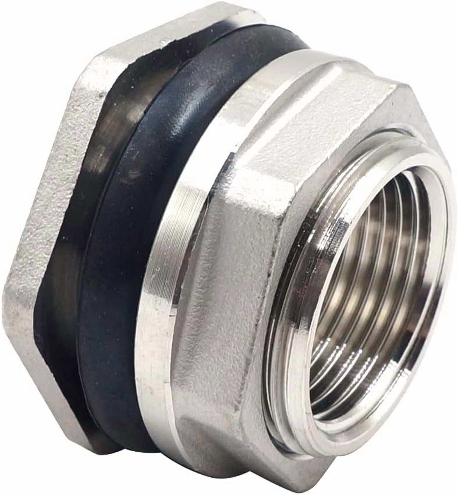 PLUMYHG-stainless steel bspt 1 (nearly 1-1/4 inch I.D.) female and BSP1 ...