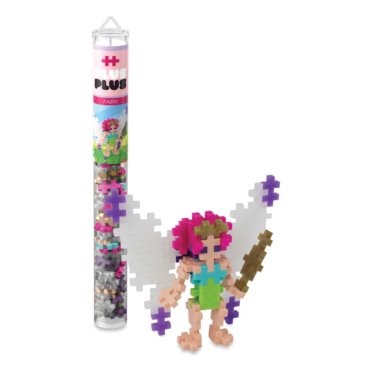 PLUS PLUS - Fairy - 70 Piece Tube, Construction Building Stem/Steam Toy ...