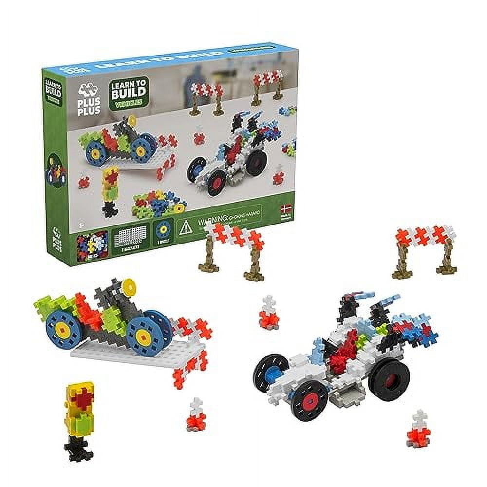 PLUS PLUS - Learn to Build Vehicles, 360 Pieces - Construction Building ...