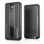 Tech2 Nano Juice 10,000mAh Portable Charger 2-Pack, 18W Quick Charge ...