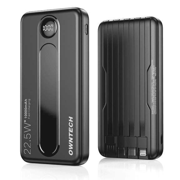 SHIQI-10000 mAh Mini Portable Charger Power Bank Upgraded Large ...