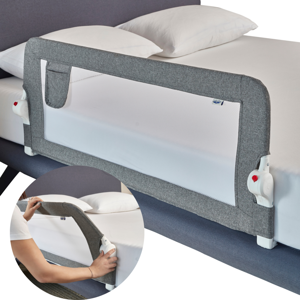 Holocky Bed Rail for Toddlers Foldable Toddler Bed Rails Bed Guard Rail ...