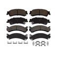 PM Auto Set of 8 Front-Rear Ceramic Brake Pad Kit For 2006-2011 ...