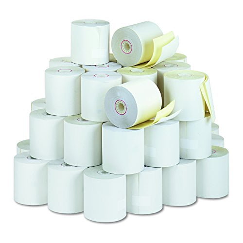 PM Company 07706 Carbonless Duplicate Cash Register Rolls, 3" X 90 ...