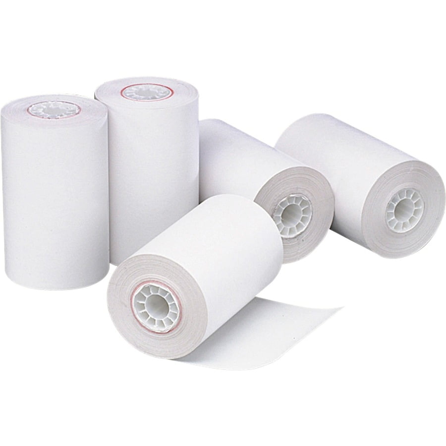PM Company 18996 Thermal Paper Rolls Cash Register/POS Roll, 1-3/4"x150 ...
