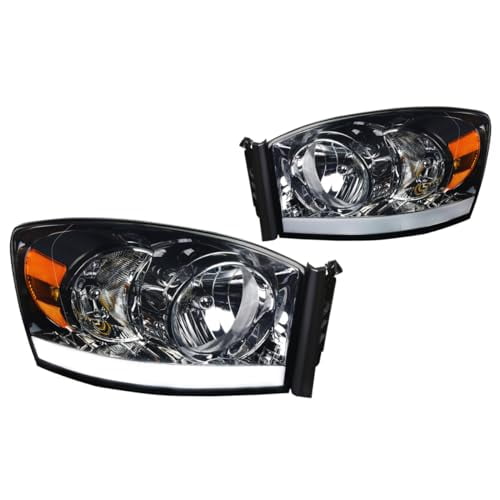 PM PERFORMOTOR Smoked Housing amber Corner Pair LED DRL Front Bumper ...