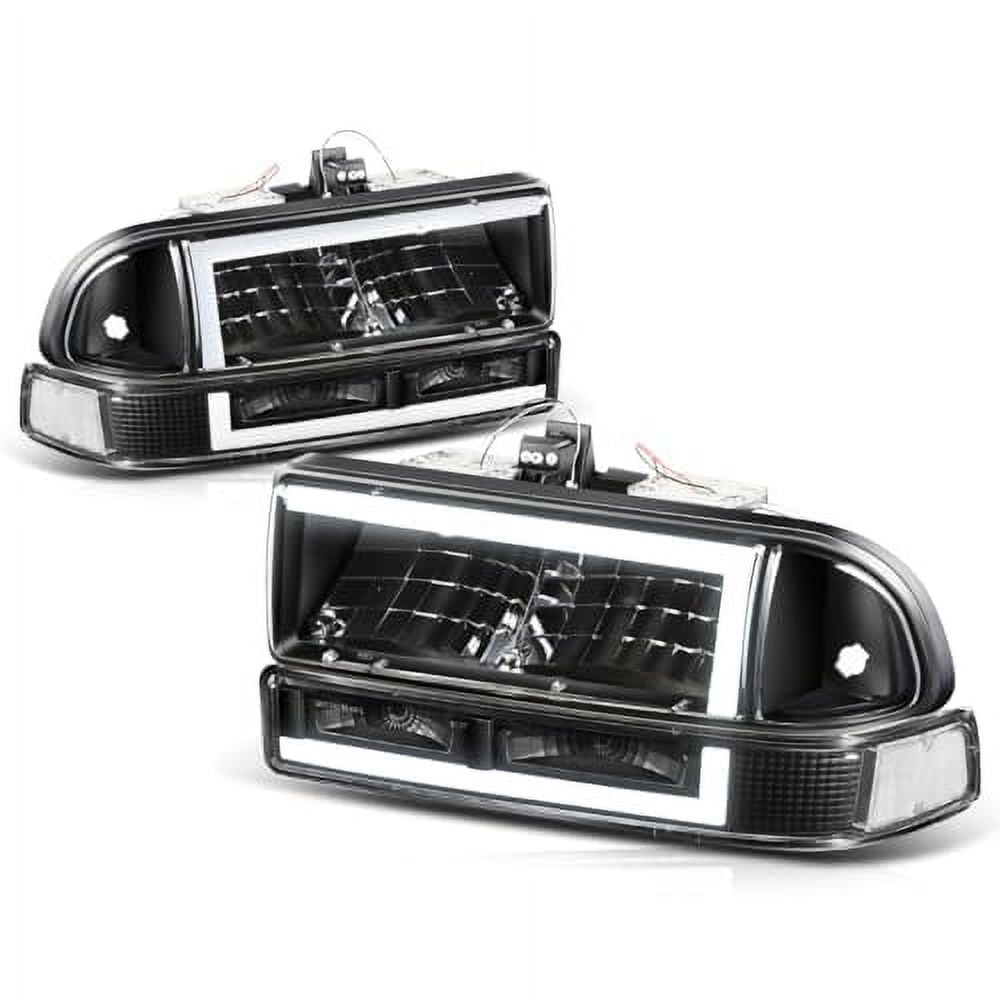 PM PERFORMOTOR Switchback Dual LED L-Shape Headlights+Bumper Lights ...