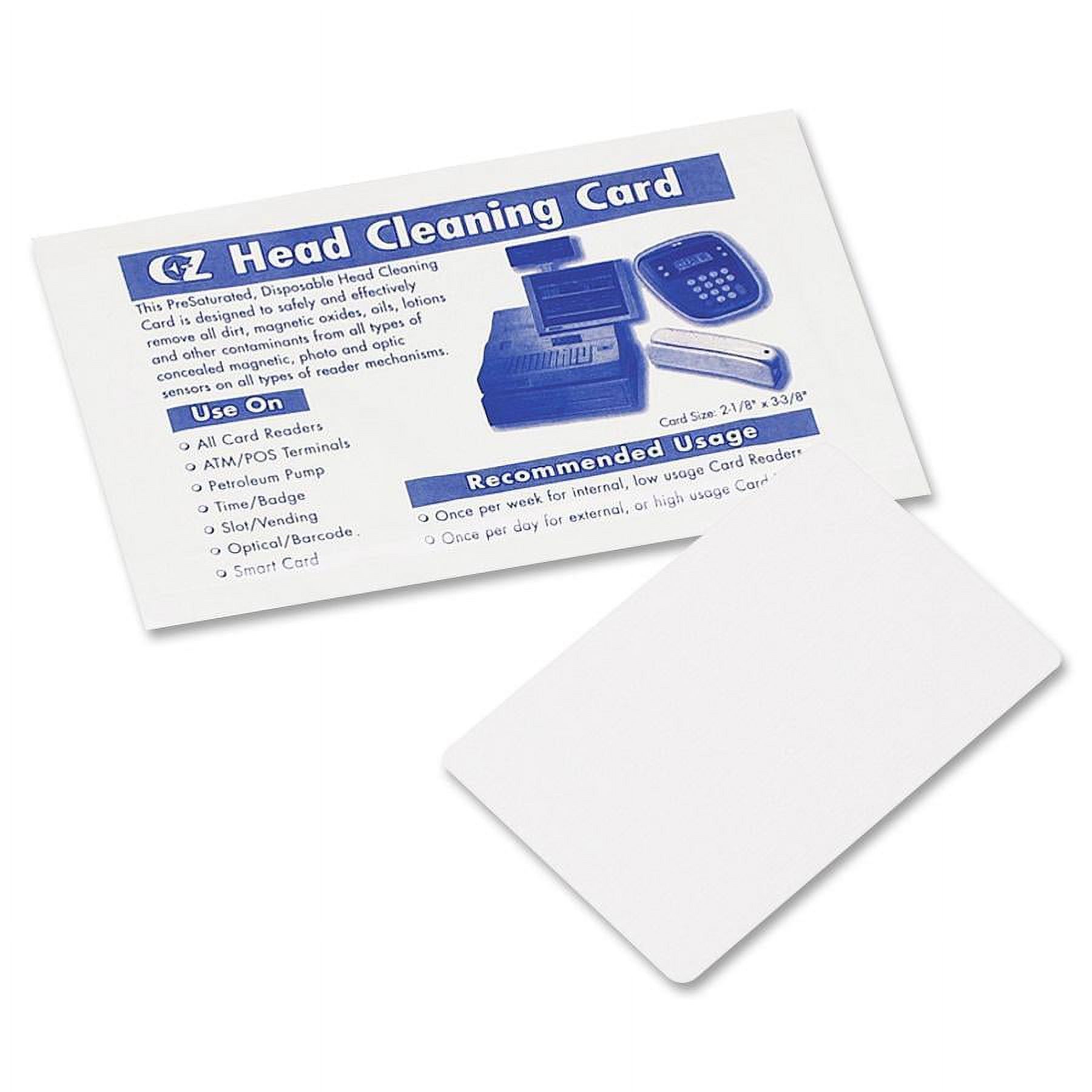 PM, PMC04705, Machine Cleaning Swipe Cards, 10 / Pack - Walmart.com