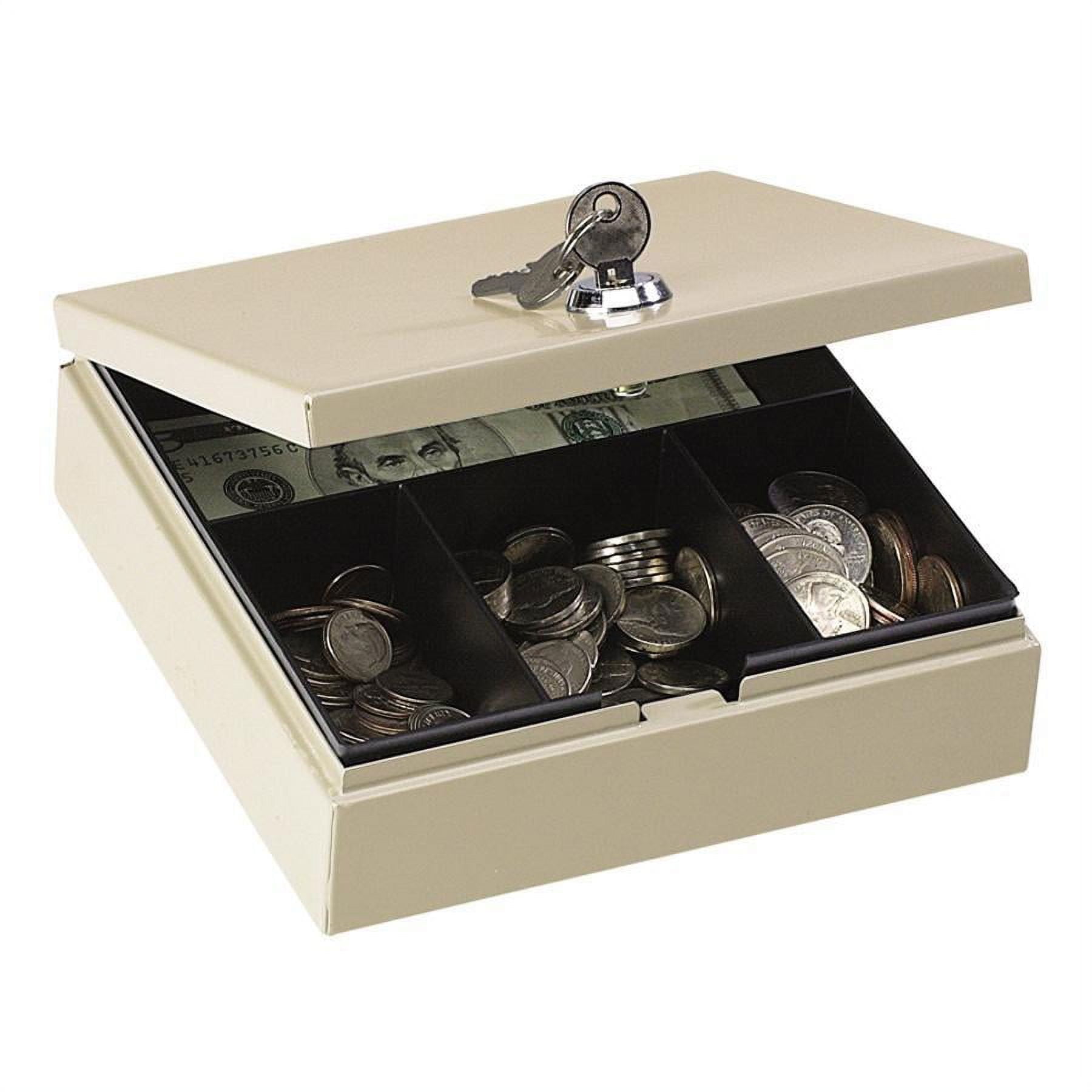 PM, PMC04962, Steel In-Drawer Personal Security Box, Beige - Walmart.com