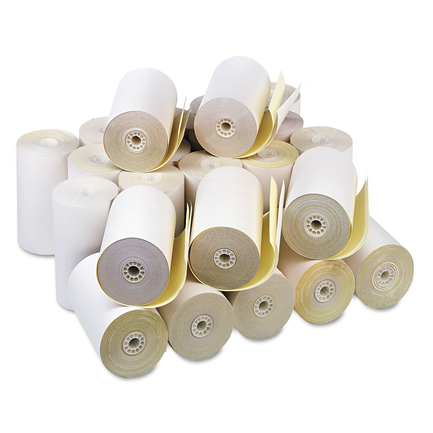 PM, PMC08785, 2-Ply White Canary Cash Register Rolls, 24 / Carton ...