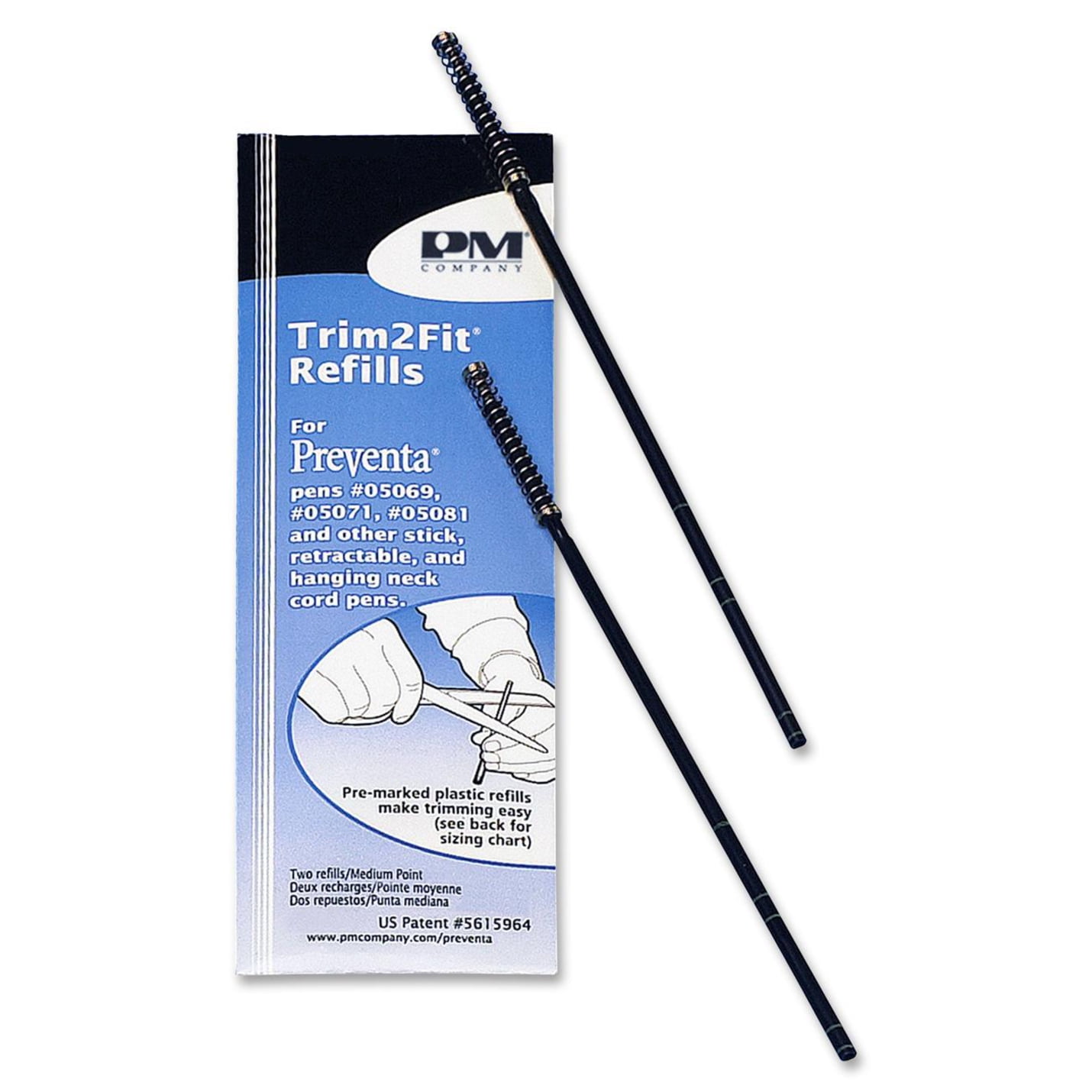 PM Trim2Fit Preventa Pen Refill - Walmart.com