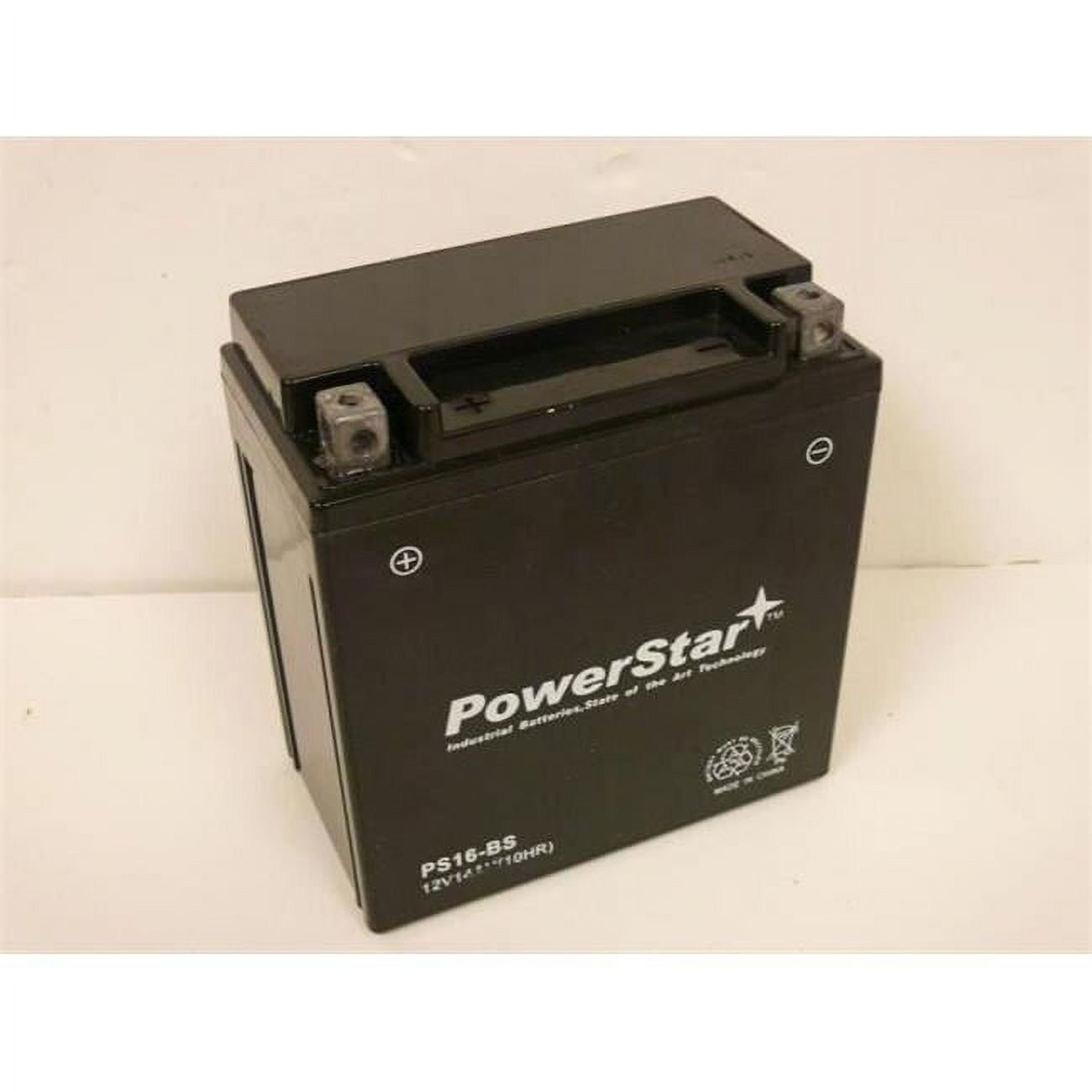 PM16-BS-18 Ytx16-Bs Motorcycle Battery - Walmart.com