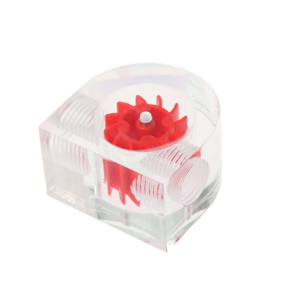 PM2A PC Water Flow Meter Computer Water Cooling Half-Circled Flowmeter ...