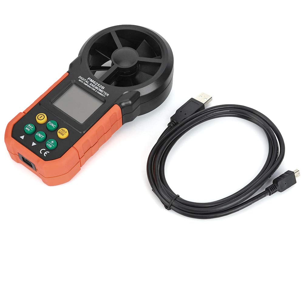PM6252B High Precision Handheld Digital Anemometer Wind Speed Meter ...