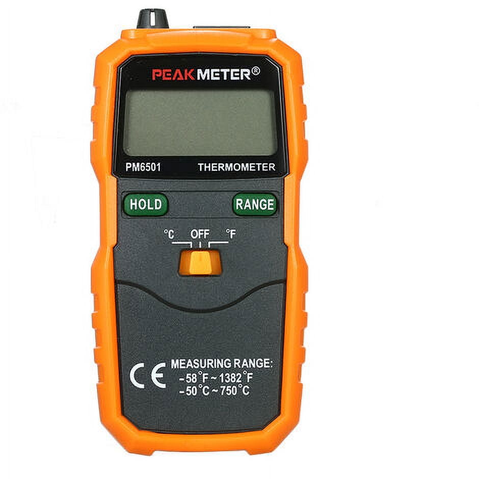 PM6501 electronic thermometer with thermocouple probe digital industrial thermometer - Walmart.com