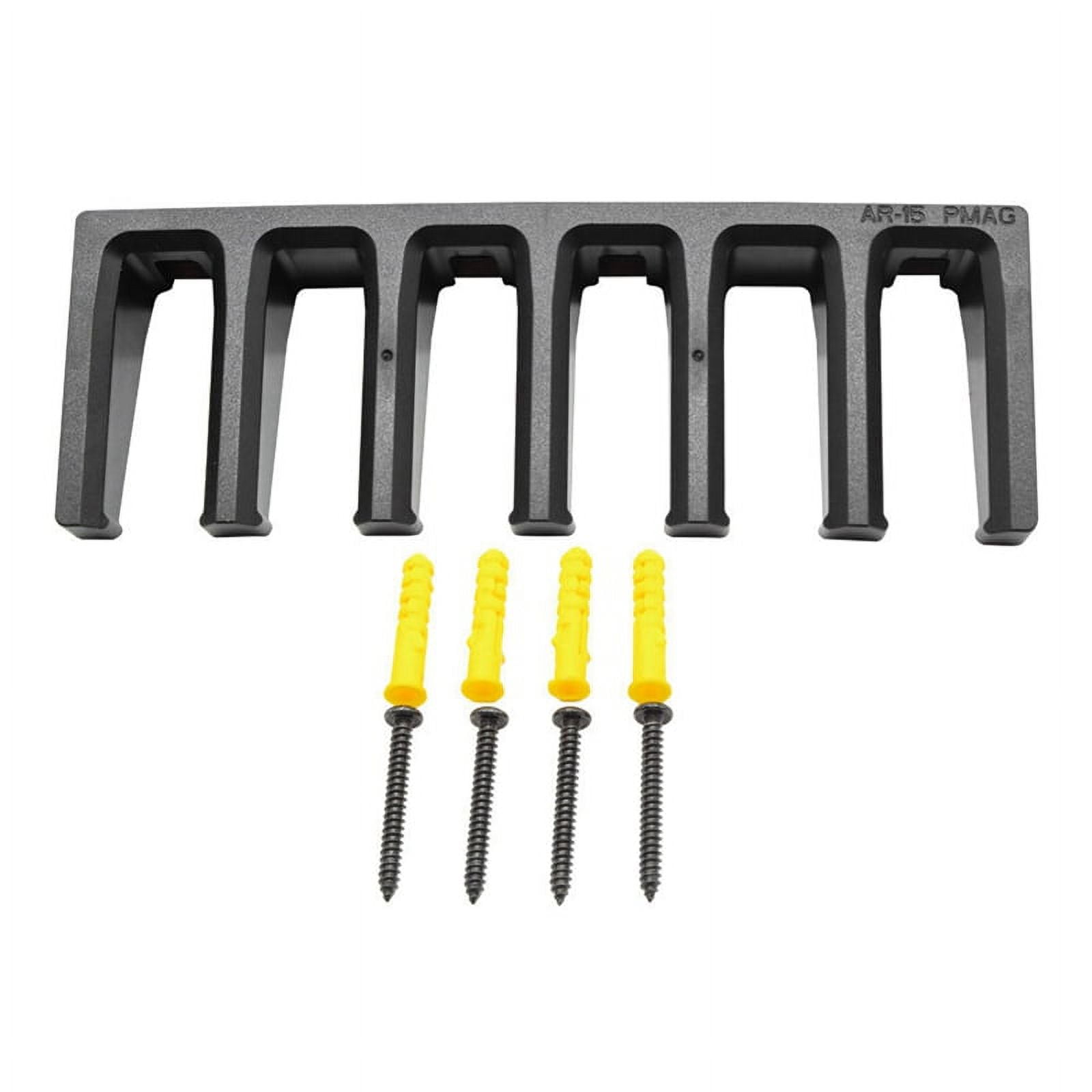 PMAG Wall Mount Kit 6-Slot Wall Mount Standard Storage Rack Display ...