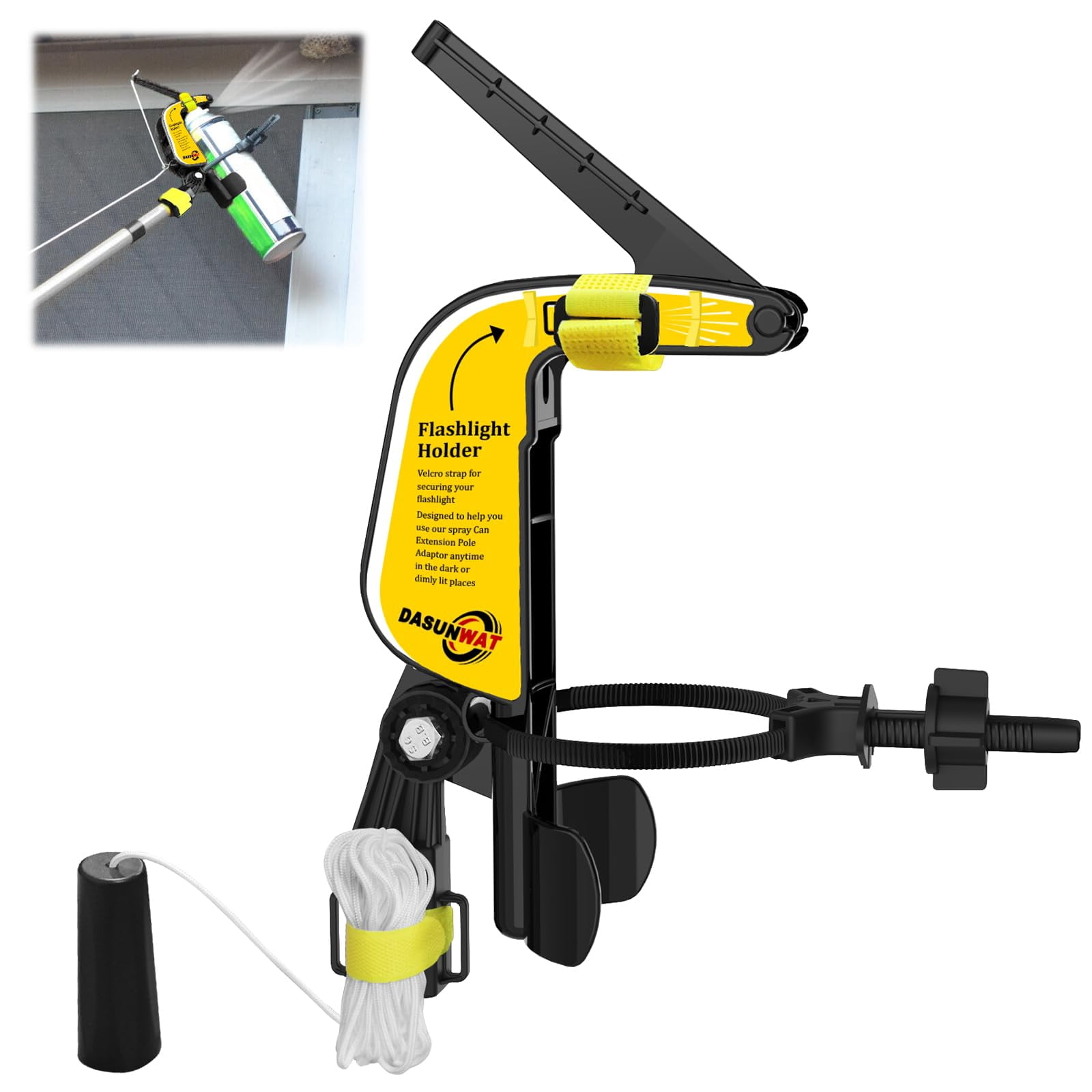 PMCAF Spray Can Extension Pole Adaptor, Adjustable Bracket for Wasp ...