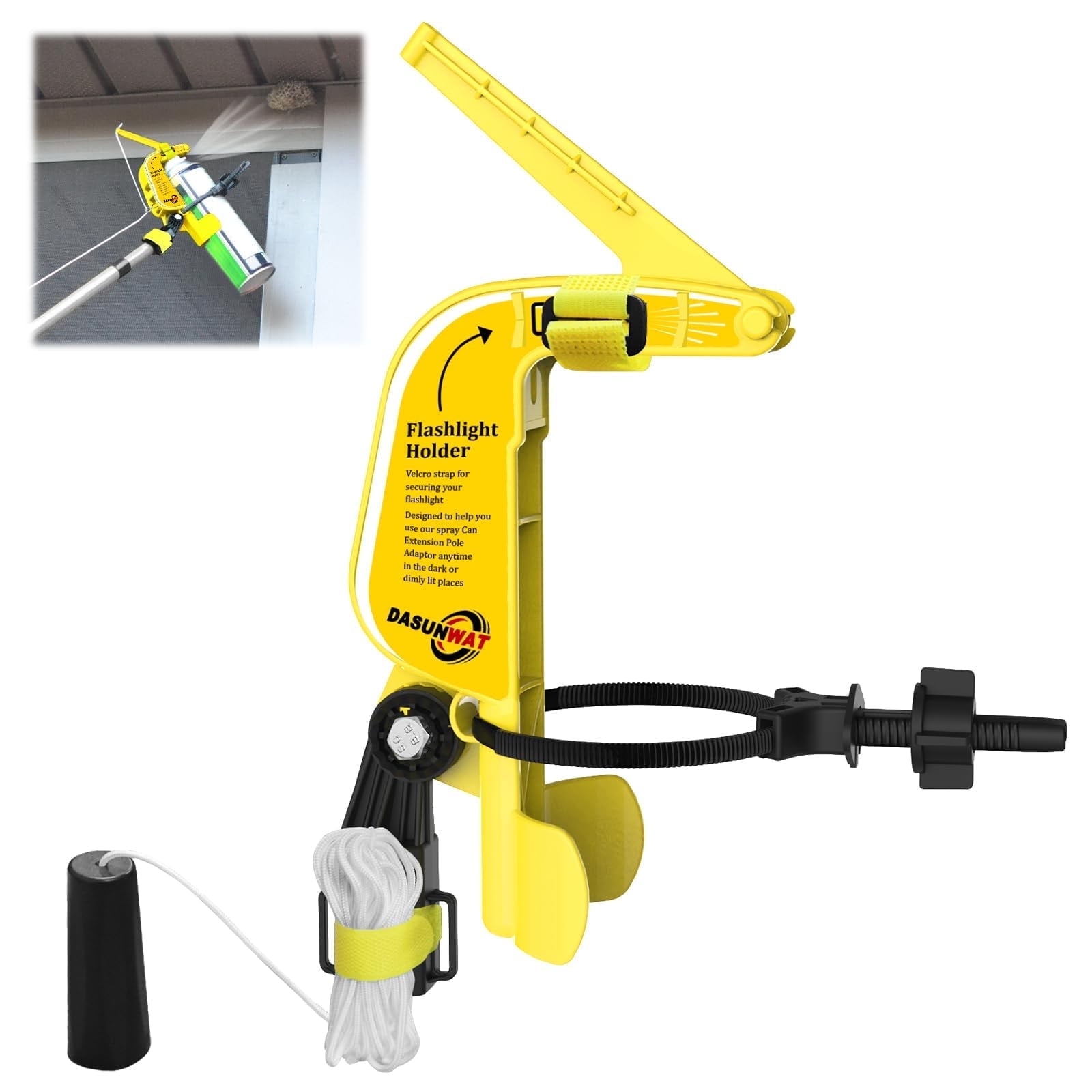 PMCAF Spray Can Extension Pole Adaptor, Adjustable Bracket for Wasp ...