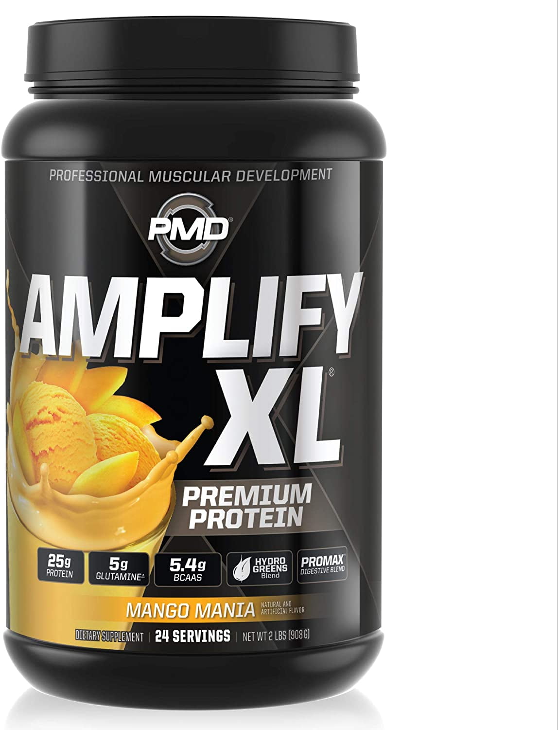 PMD Sports Amplify XL Premium Whey Protein Supplement Hydro Greens ...