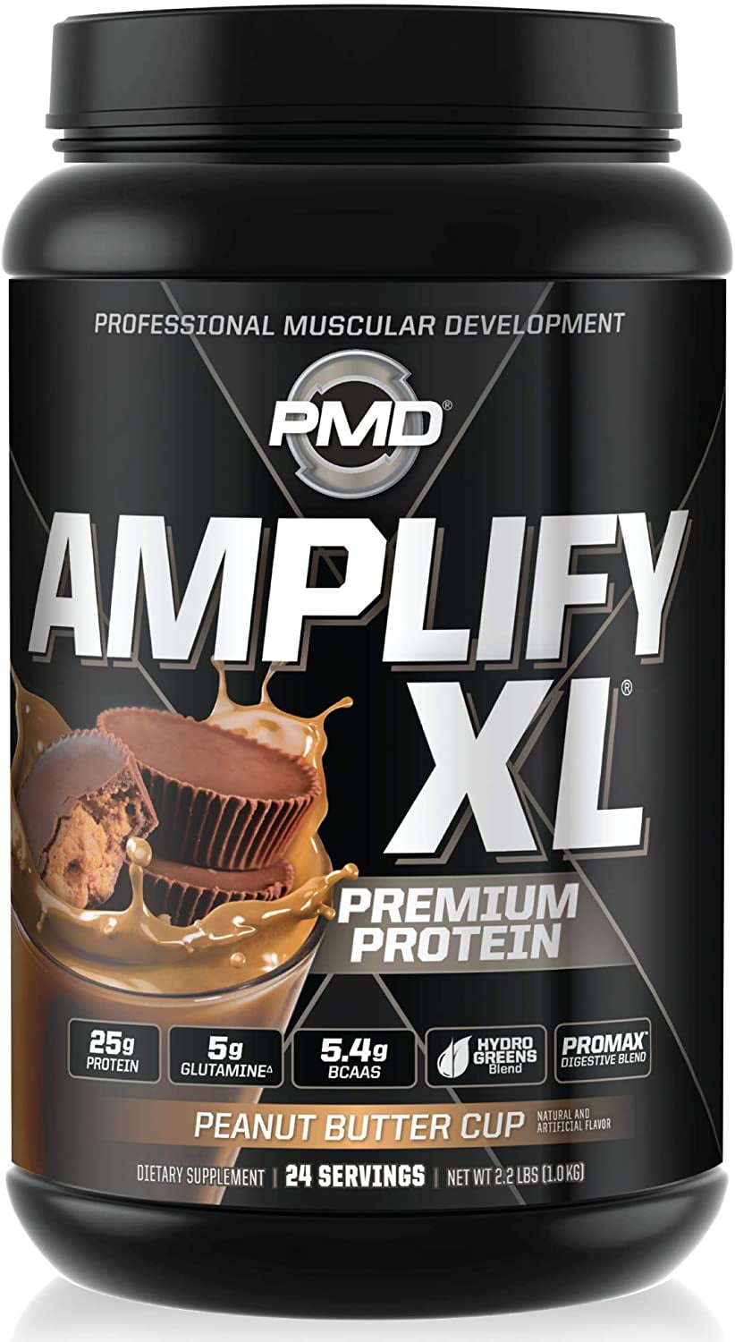 PMD Sports Amplify XL Whey Protein, Hydro Greens, Glutamine, Amino ...