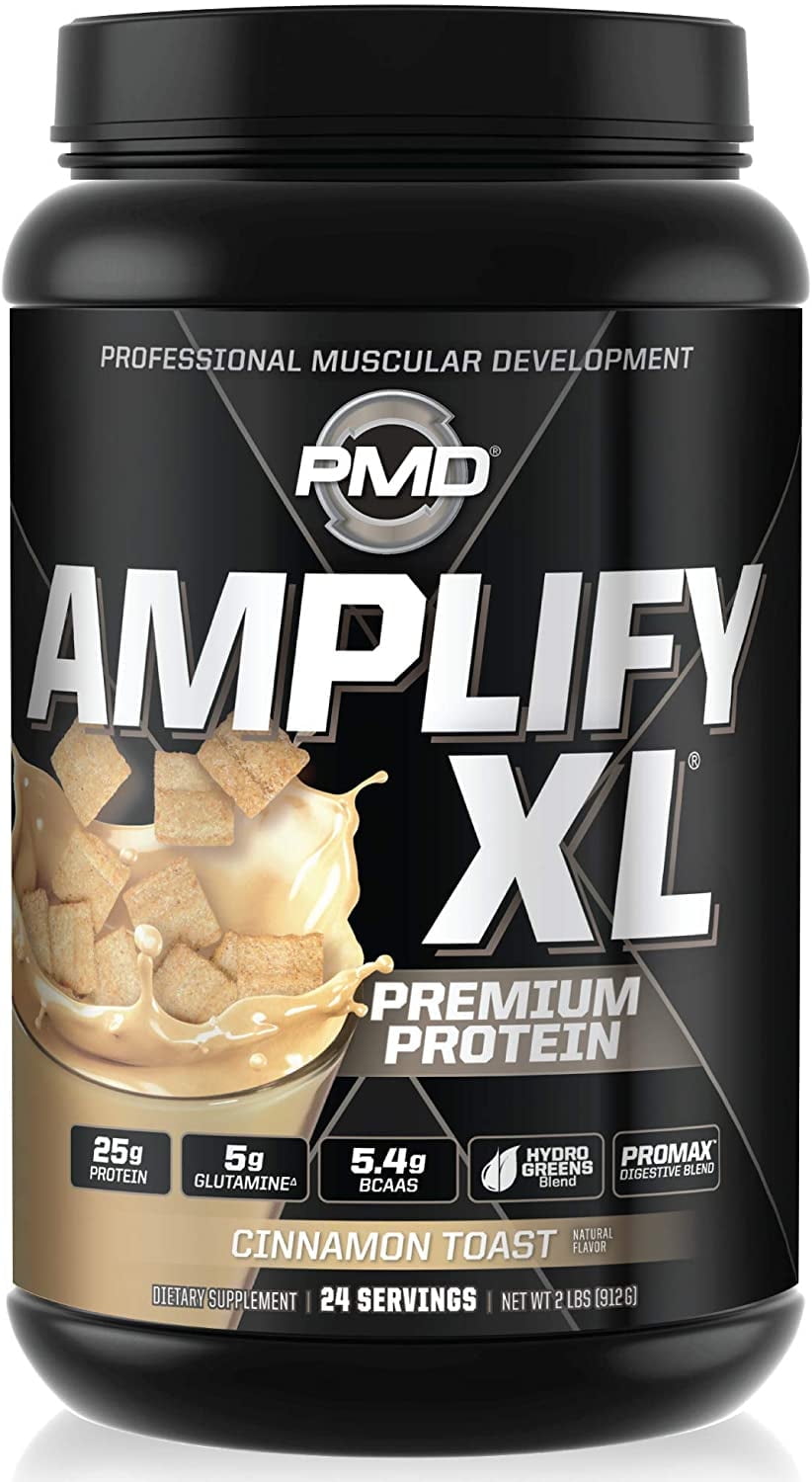 PMD Sports Amplify XL Premium Whey Protein Supplement Hydro Greens ...